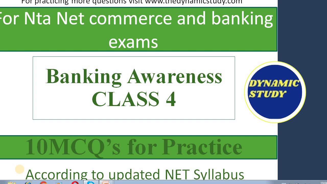 Banking Awareness Class 4 - YouTube