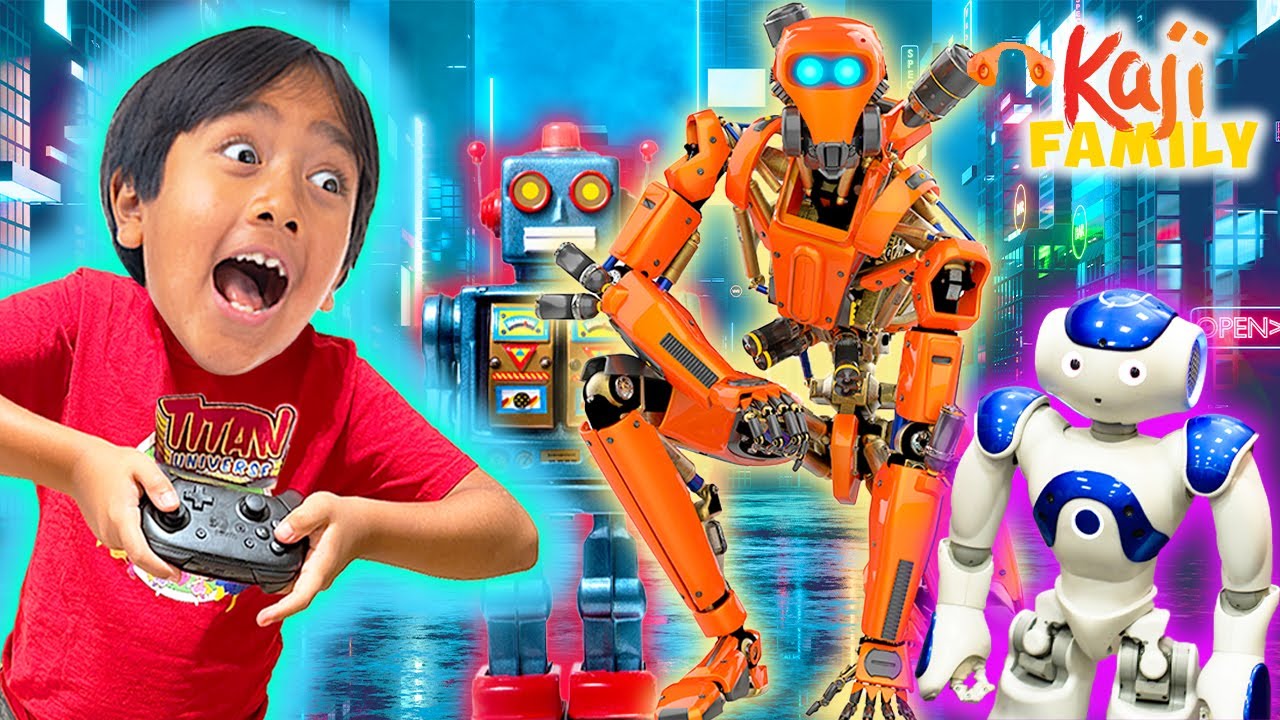 Robots Takeover Ryan's World!? - YouTube
