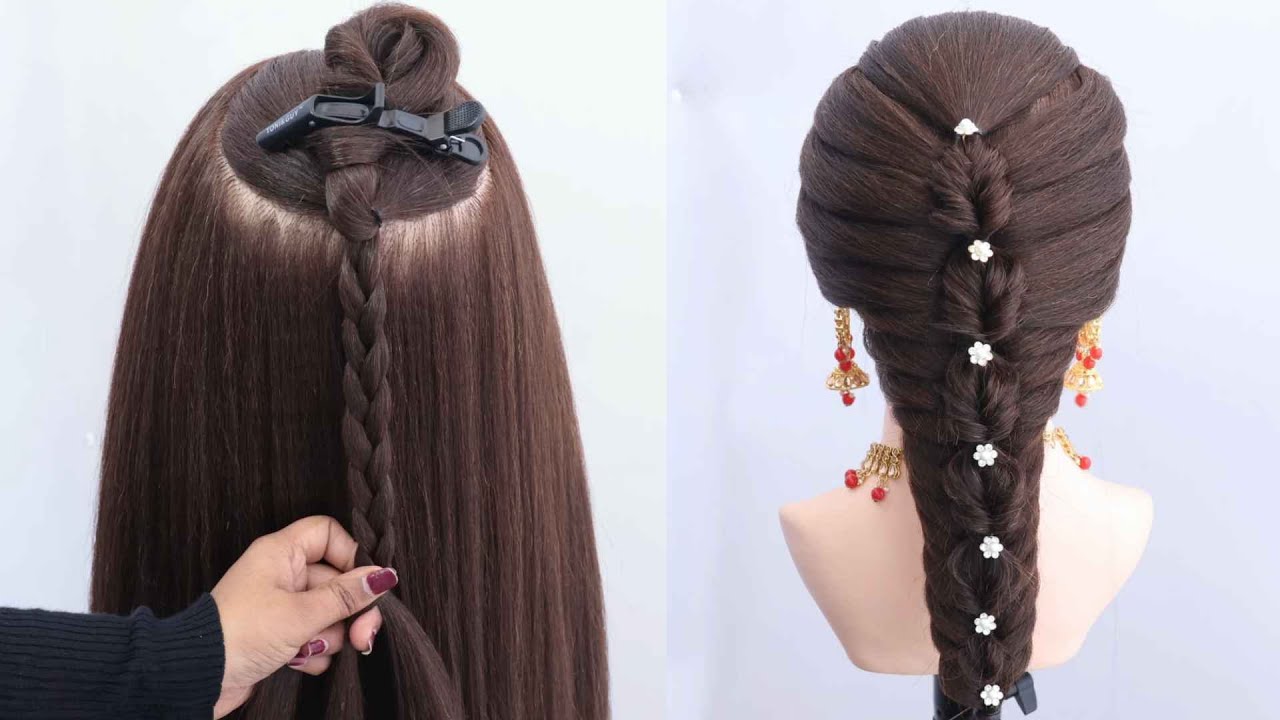 Very Easy long hair hairstyle-advance hairstyle | beautiful choti for ...