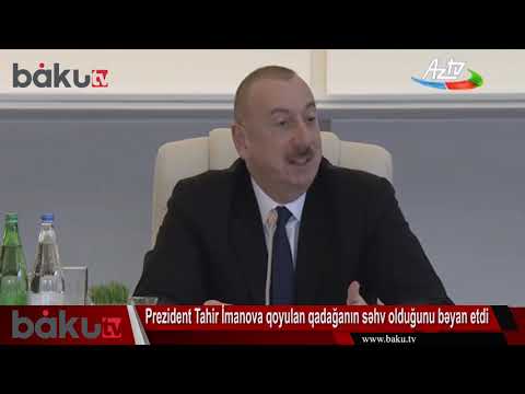 Prezident İmanov qardaşlarına: Sizə heç kim qadağa qoya bilməz