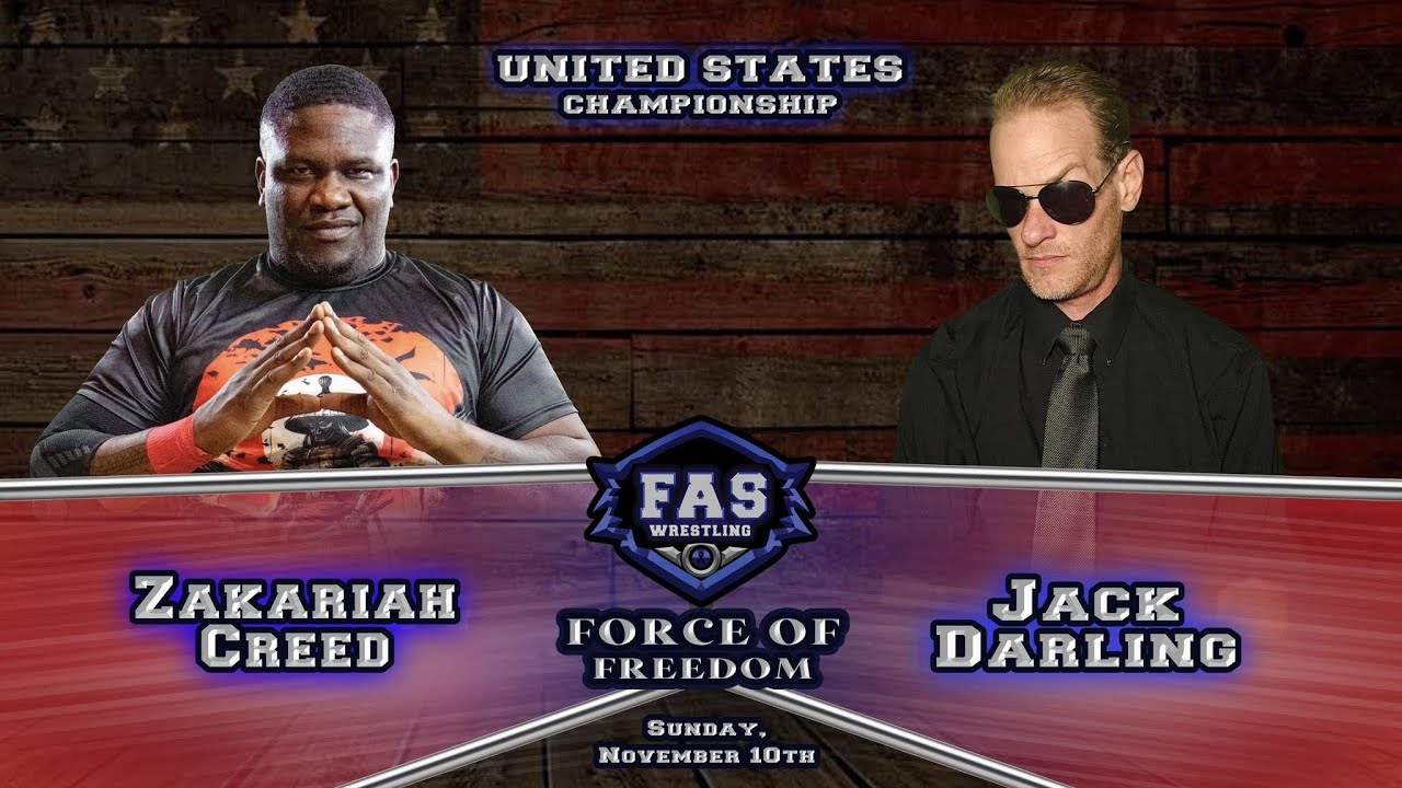 Zakariah Creed Vs. Jack Darling! FAS Wrestling United States ...