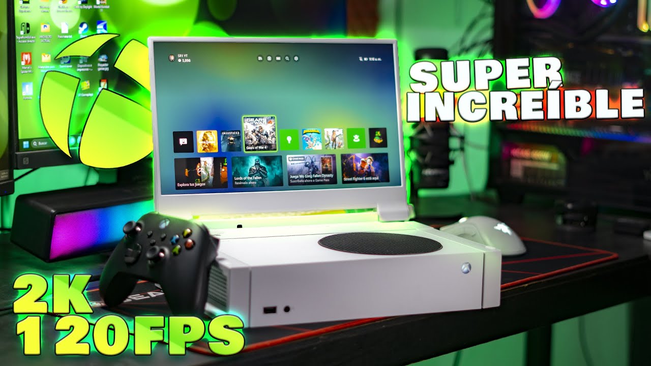 Mi NUEVA XBOX SERIES S PORTATIL A 2K Y 120FPS. G-STORY - YouTube