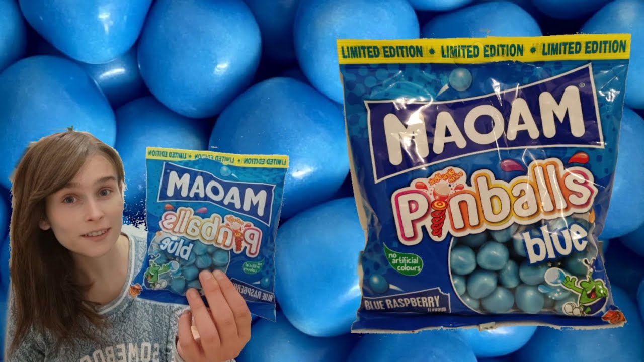 BLUE 💙 Edition: Maoam Pinballs Raspberry - YouTube