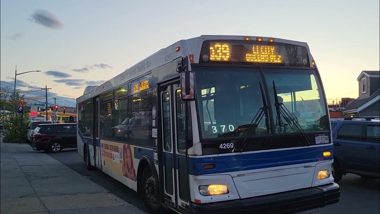 MTA Bus Company: 2009 Orion VII NG Hybrid #4269 on the Q39 at Eliot Av & 60 Pl - YouTube