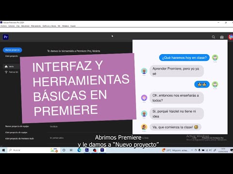 Interfaz y herramientas básicas Premiere 2024 - YouTube