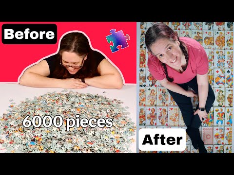 6000 pieces - Playing Cards by Piatnik - Full time lapse - YouTube