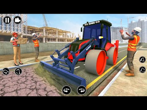 City Road Construction Simulator 3D - Road Builder Game - Android ...