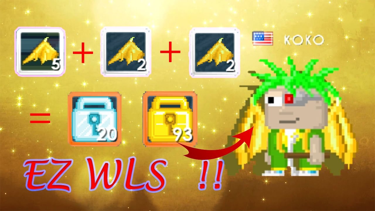10DLS+ in 10 minutes Trick (Selling 9 Golden Razor Wings) - Growtopia ...