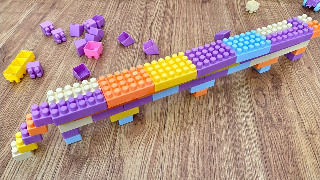 Satisfying DIY Building Lego Long Bridge | How to Build Lego 🌉 # ...