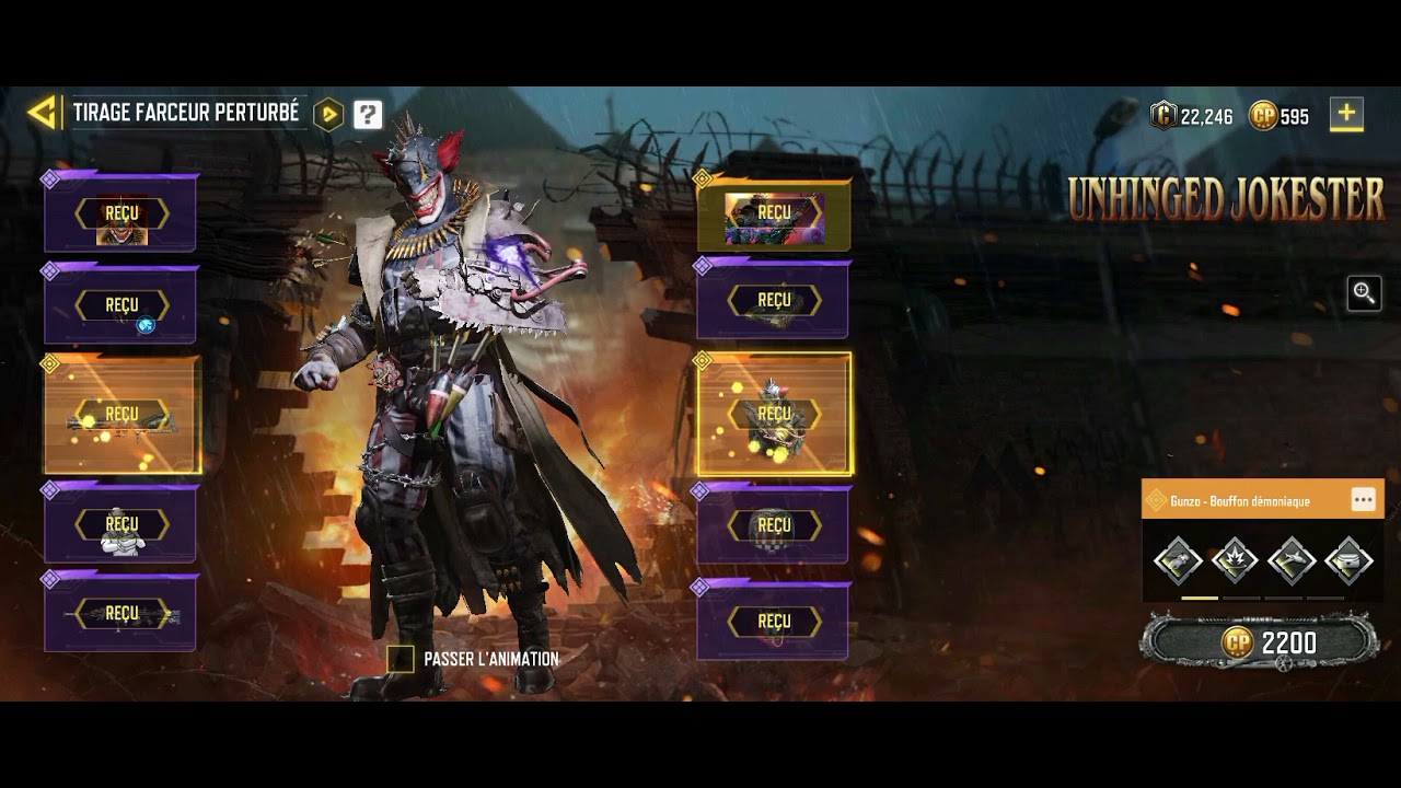 CALL OF DUTY skin gunzo Legendary - YouTube