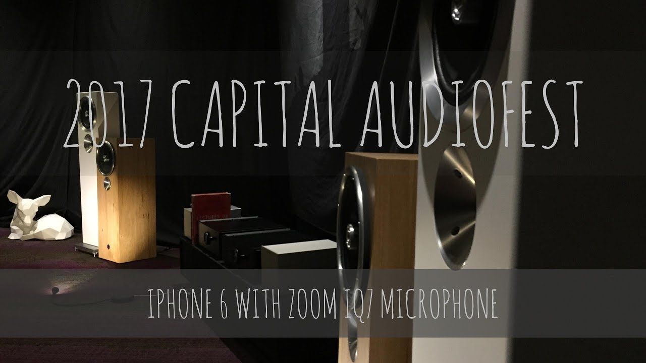 Capital Audiofest 2017 – Zoom iQ7 Microphone – iPhone 6 - YouTube