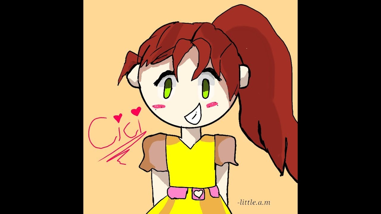 Drawing Cici in Harrowed Past! - YouTube