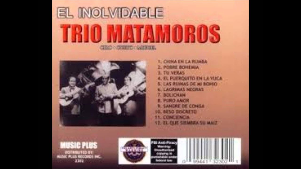 TRIO MATAMOROS - CONCIENCIA - YouTube