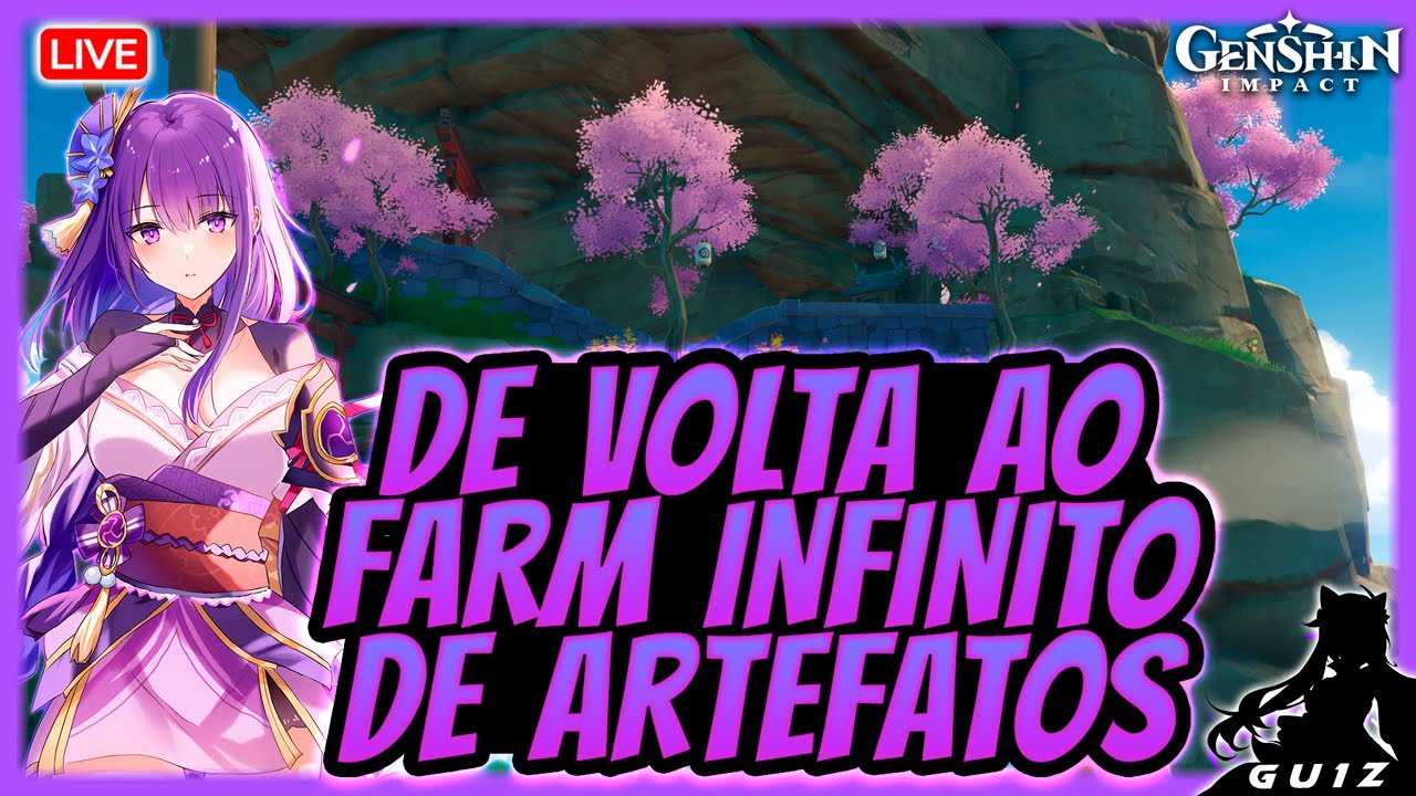 LIVE 240 🔴 DE VOLTA AO FARM INFINITO DE ARTEFATOS ! | GENSHIN IMPACT ...