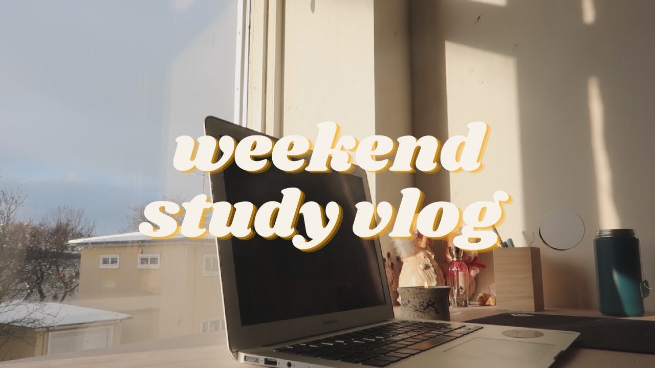 weekend study vlog 🌷 - YouTube
