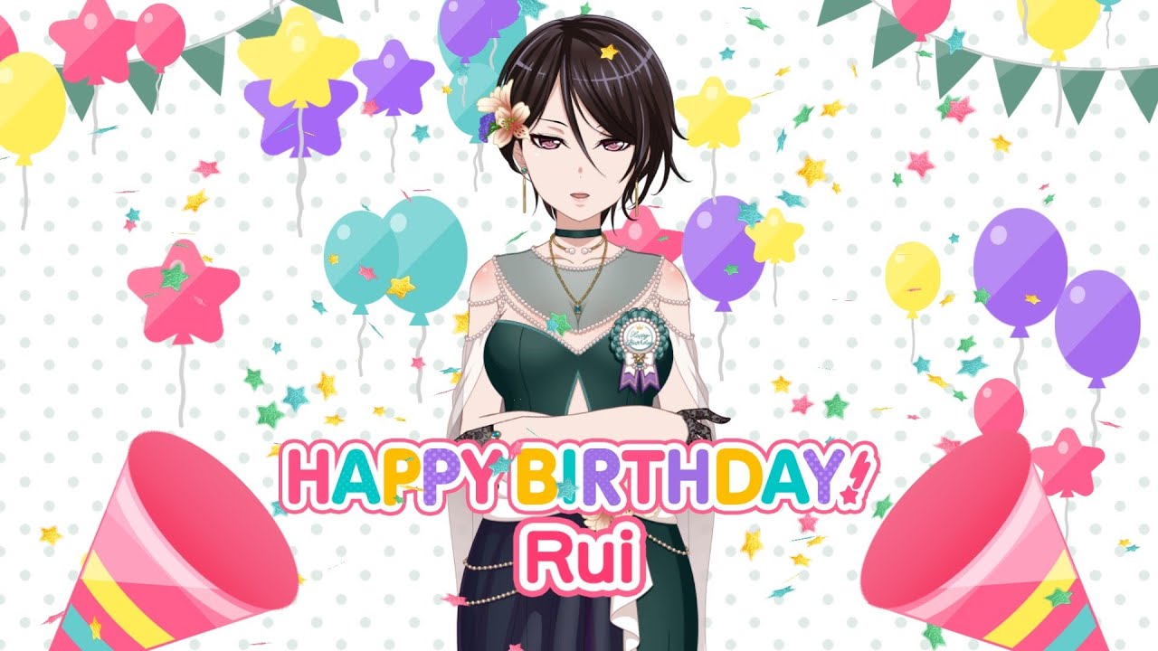 HAPPY BIRTHDAY RUI!!!!!!!!!!!!!!!!!! BanG Dream! - Rui Yashio Birthday ...