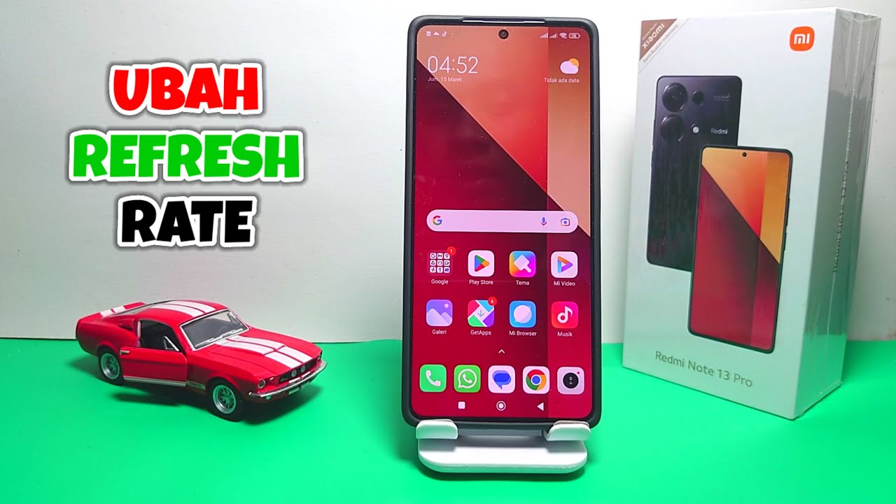Cara Mengubah Refresh Rate Di HP Xiaomi Redmi Note 13 Pro - YouTube