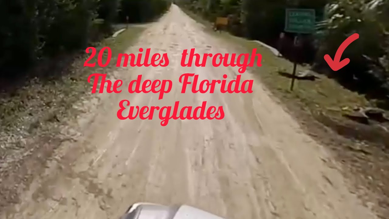 Fishing deep in Florida Everglades on Legendary Loop rd,20 miles of ...