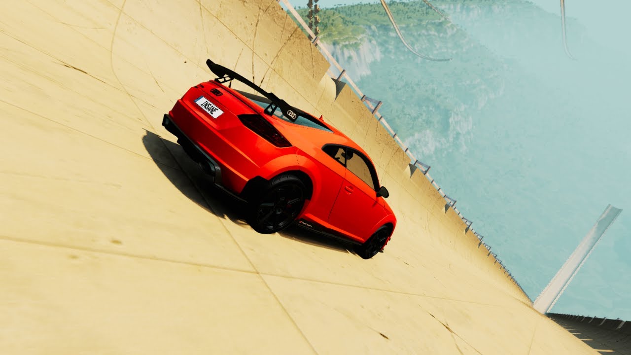 BeamNG.Drive - Carros Vs Mega Rampa GTA V #15 - YouTube