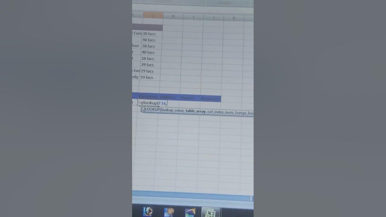 How To Use Vlookup Formula Shortsviralshorts Youtube
