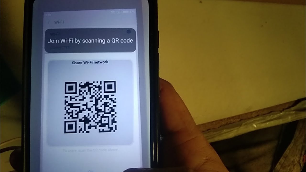cara connect wifi pakai barcode - YouTube