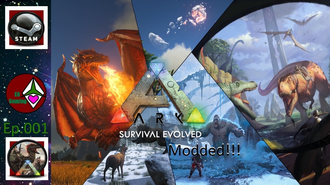 Ark Survival Evolved:Steam PC: Modded: Ep.001: A New Start, Modded ...