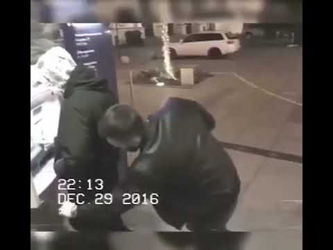 (NEW) CCTV - Romanian Gypsy pickpockets man at a ATM on a high-street ...