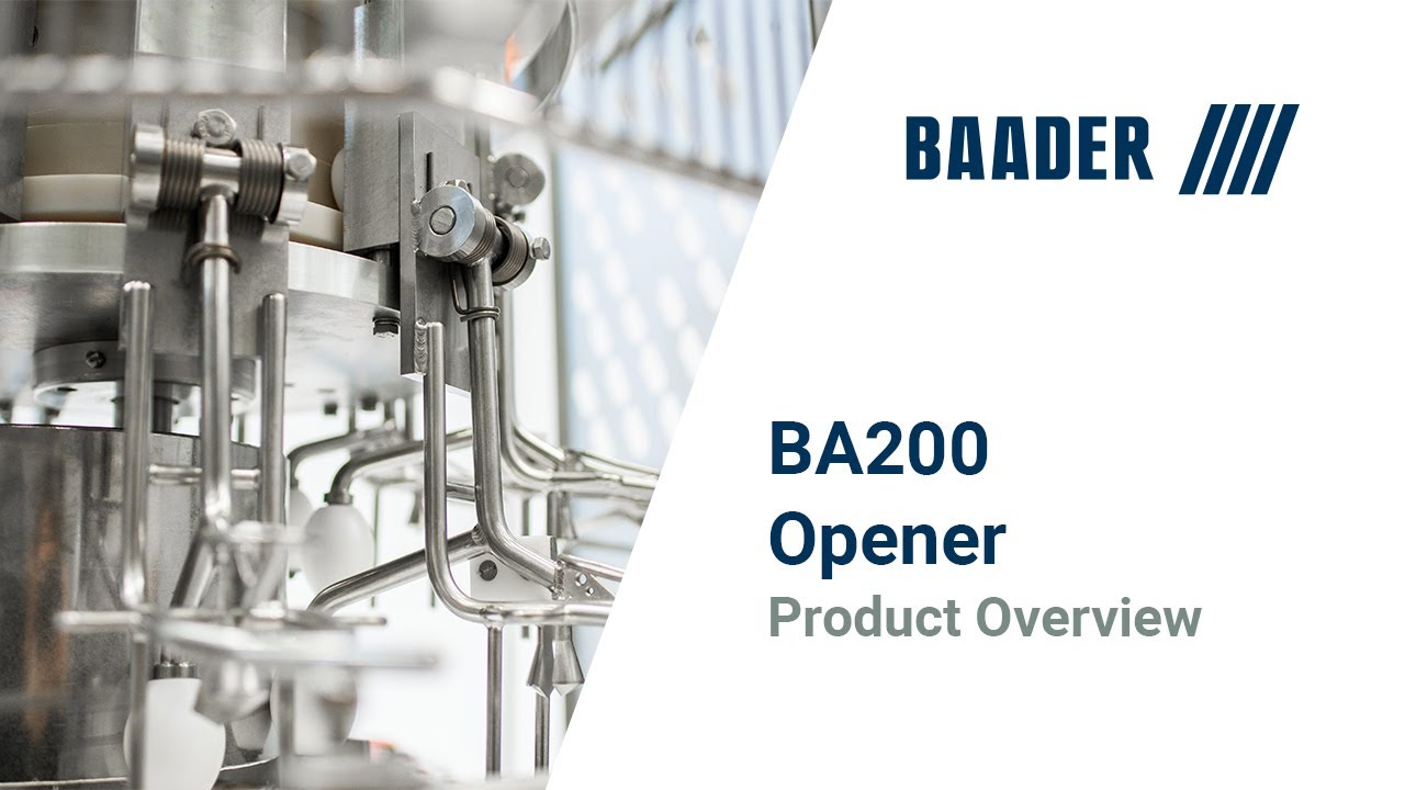 BAADER 200 Opener - YouTube