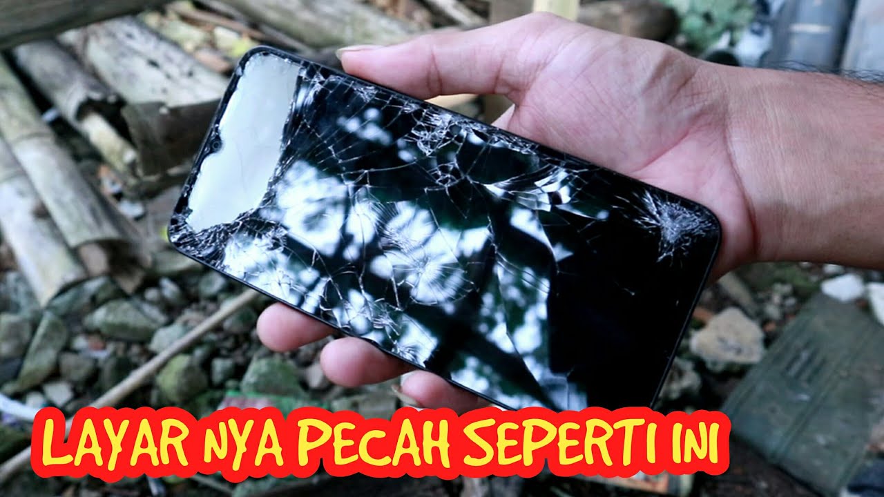 CARA BONGKAR LCD RETAK - YouTube