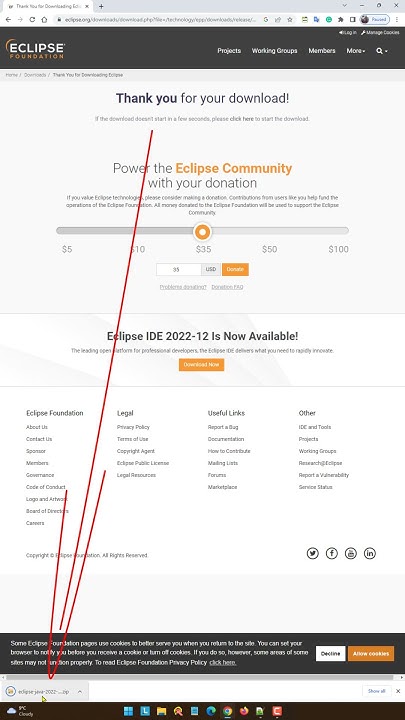 Download and install Eclipse IDE | Java | #shorts - YouTube