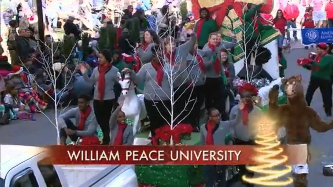 WPU Featured in WRAL Raleigh Christmas Parade - YouTube