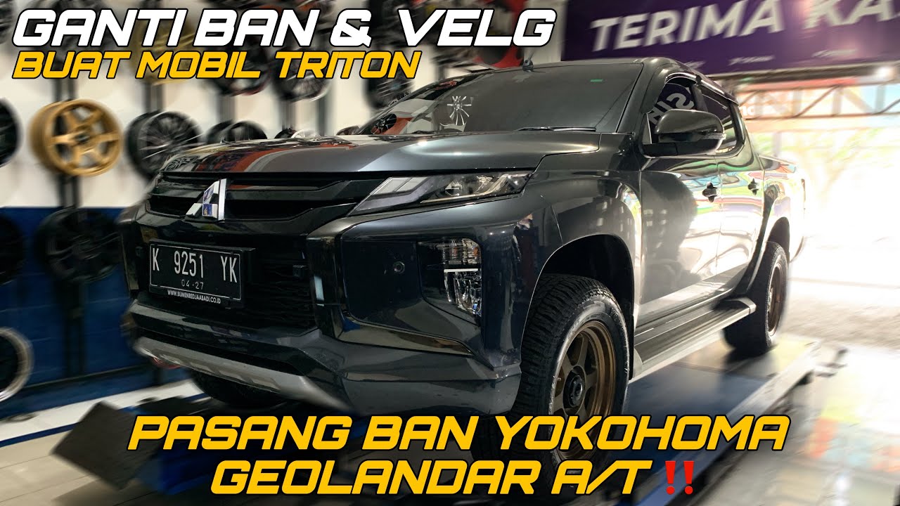 Modifikasi Mitsubishi triton -Ganti Velg SSW + Ban Yokohama Gelandar A ...