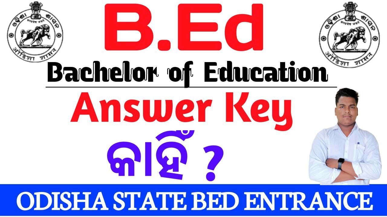 STATE BED ANSWER KEY PROBLEMS ? ODISHA STATE BED INDIVIDUAL SCORE CARD ...