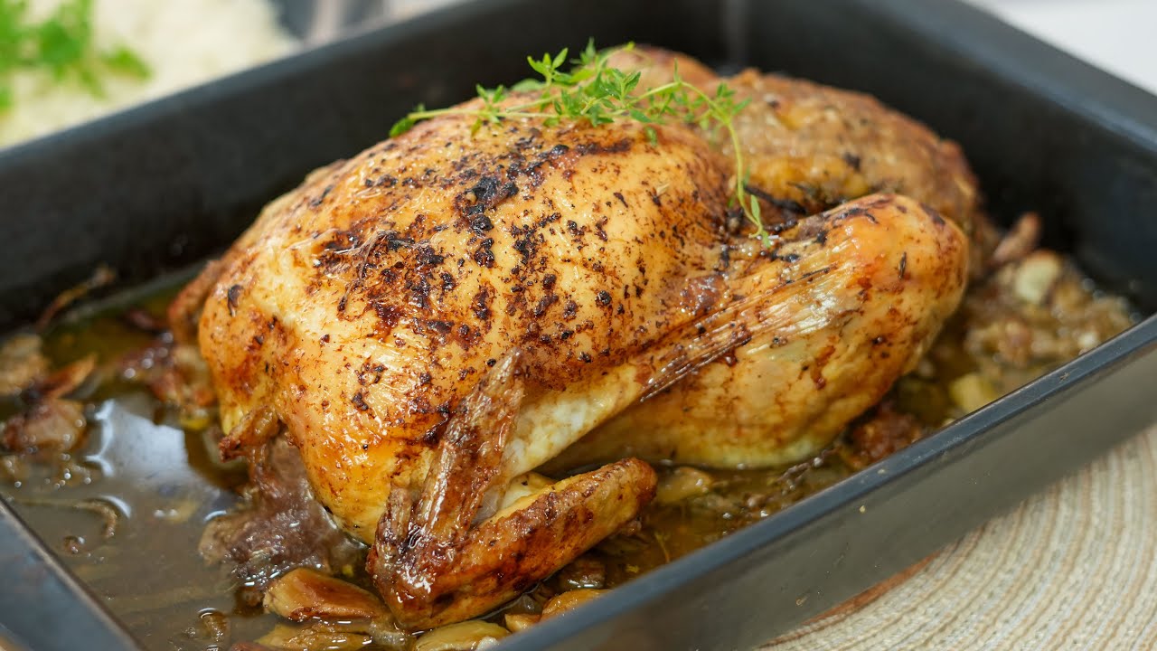 Receita de Frango Recheado com Alheira e Castanhas - YouTube