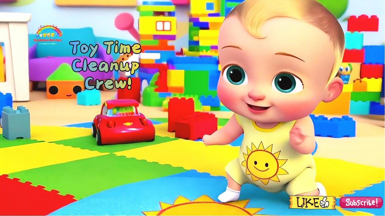 baby Toy Time Cleanup Crew! - A playful and fun song for baby and kid ...