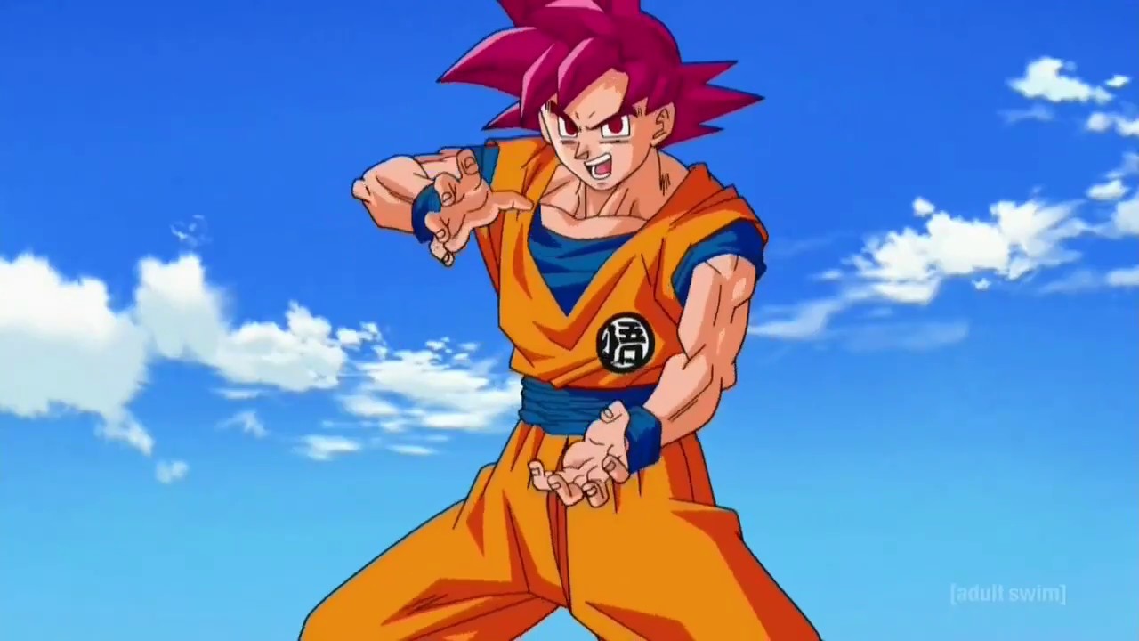 Dragon Ball Super Goku God Kamehameha(With DBZ Kai Music) - YouTube