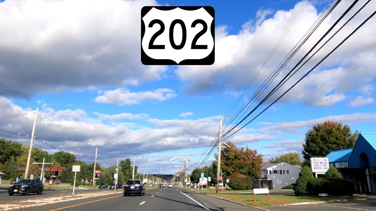 ⁴ᴷ⁶⁰ Driving US Route 202 from Flemington, NJ to Raritan, NJ - YouTube