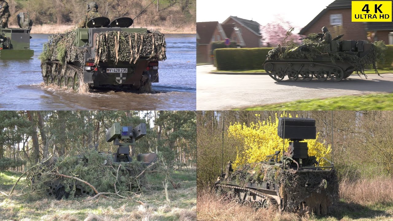 Leichtes Flugabwehr System LeFlaSys Ozelot Stinger Wiesel 2 Bundeswehr ...