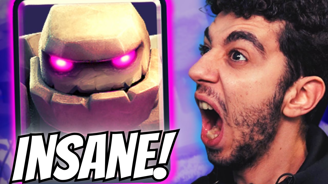🔥DECK INFERMABILE!! SUPER GOLEM!!! [clash royale ita] - YouTube