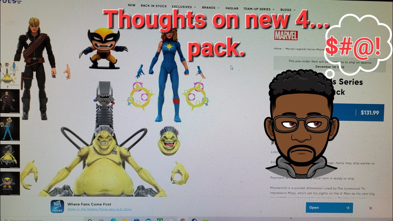 Marvel Legends Mojoworld 4-pack thoughts. - YouTube