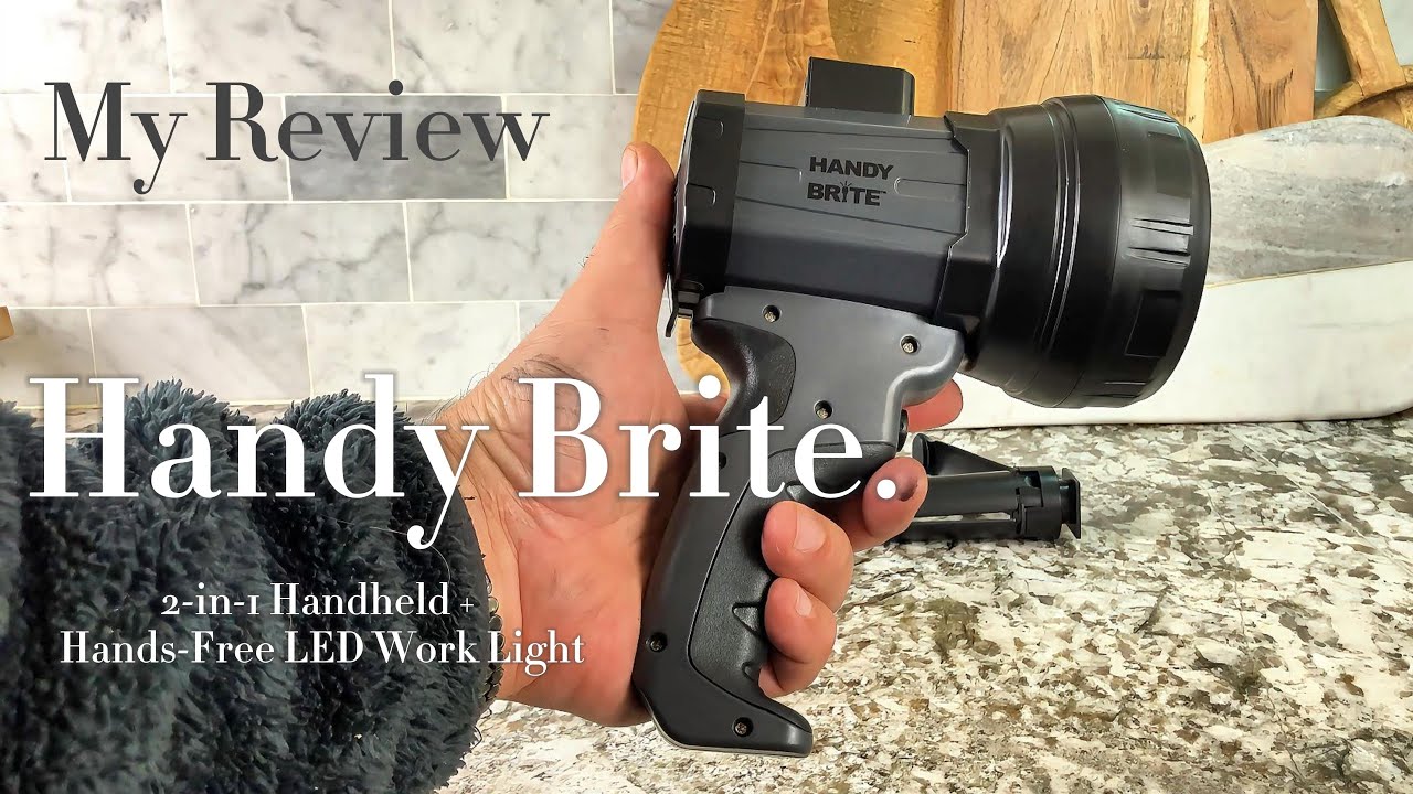 Handy Brite: Illuminate Your Work, Anywhere, Anytime! - YouTube