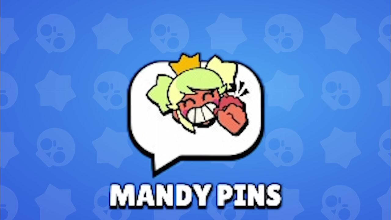 Mandy Animated Pins Brawl Stars Youtube
