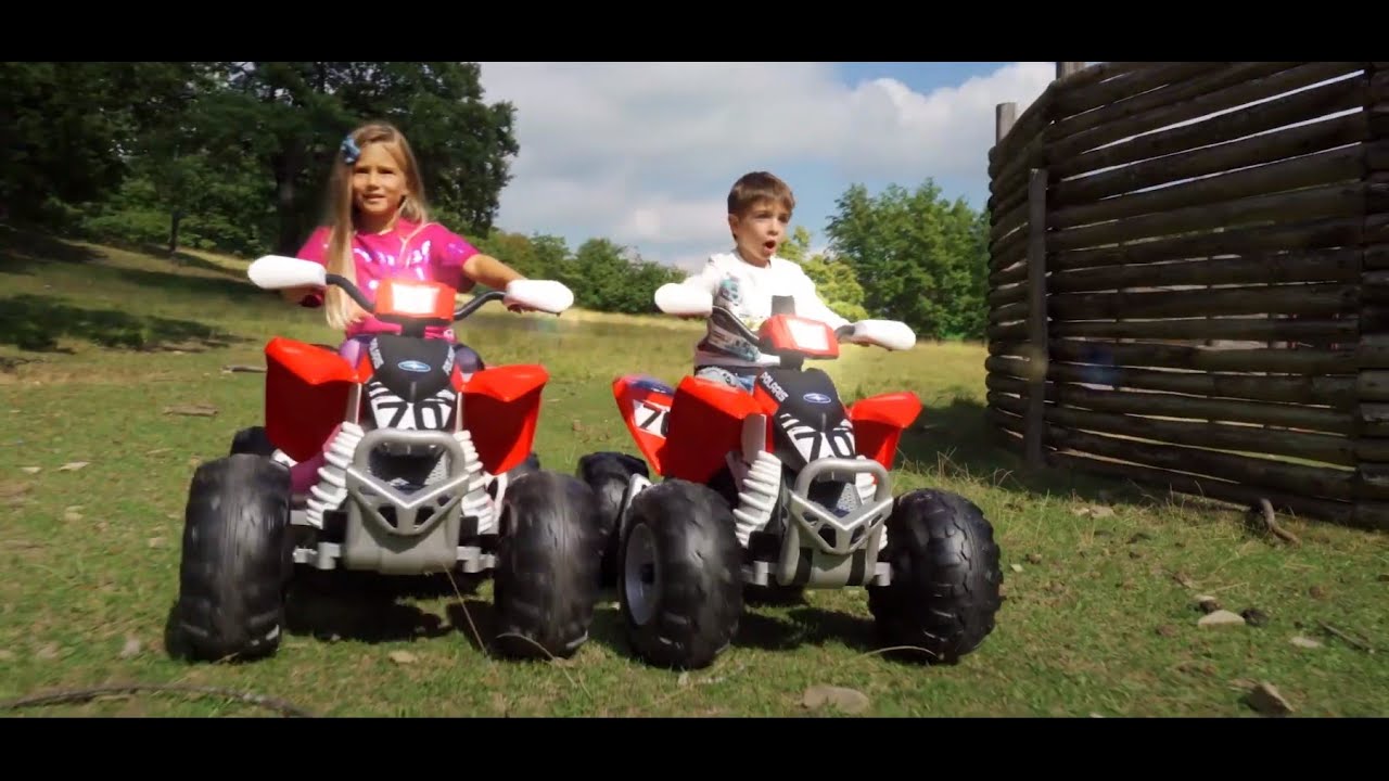 Детский электромобиль Peg-Perego Polaris Outlaw 330W - YouTube