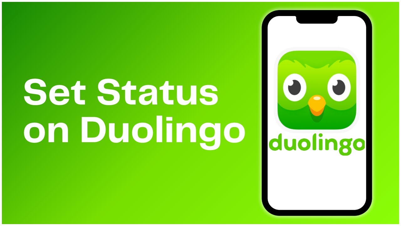 How To Set Status on Duolingo? 2024 - YouTube