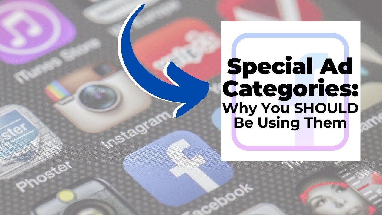 Facebook Special Ad Categories: Why You SHOULD Be Using Them - YouTube