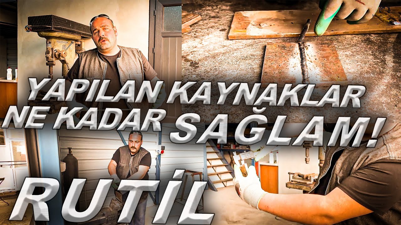 WELDING THICK MATERIAL WITHA RUTILE ELECTRODE. / RUTİL ELEKTROT İLE ...