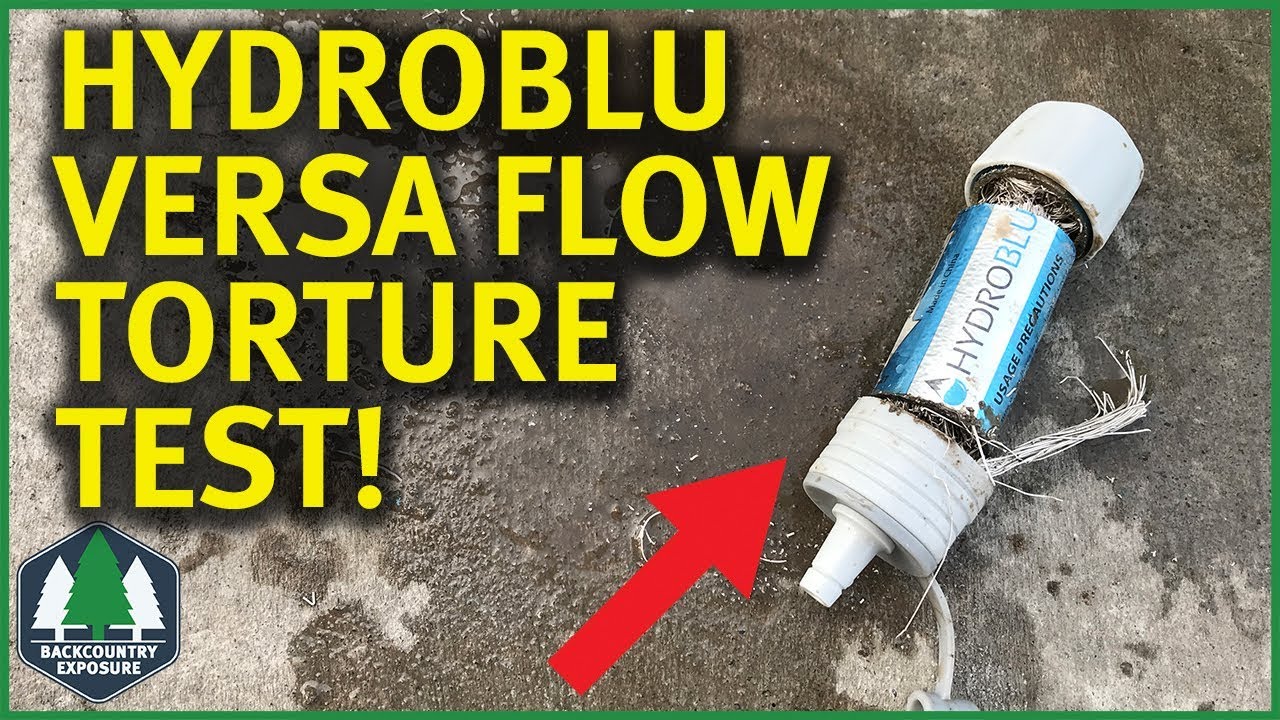 HydroBlu Versa Flow Torture Test | Dissecting A Water Filter! - YouTube