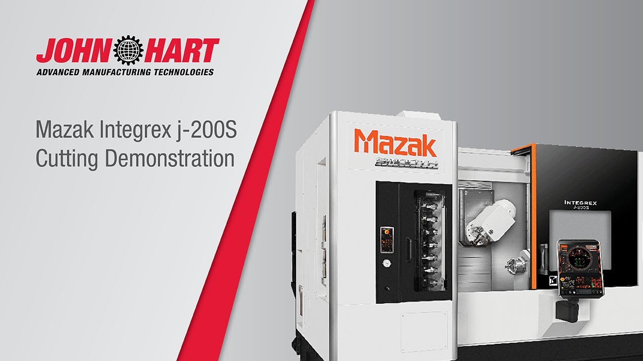 The Mazak Integrex j-200S DONE IN ONE horizontal multi-tasking machine ...