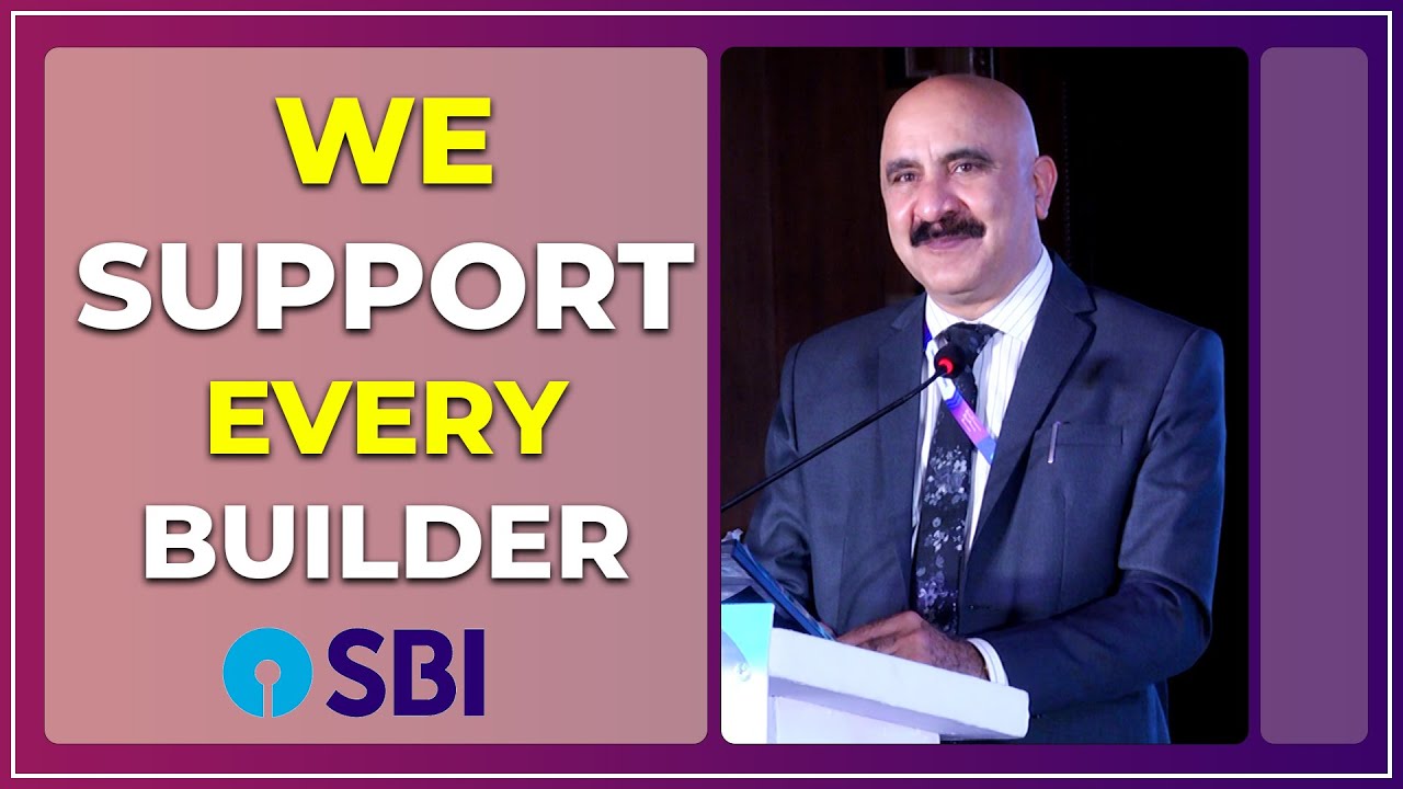 SBI LHO Hyderabad CGM Amit Jhingran at SBI Builders Meet 2021 || Hybiz ...