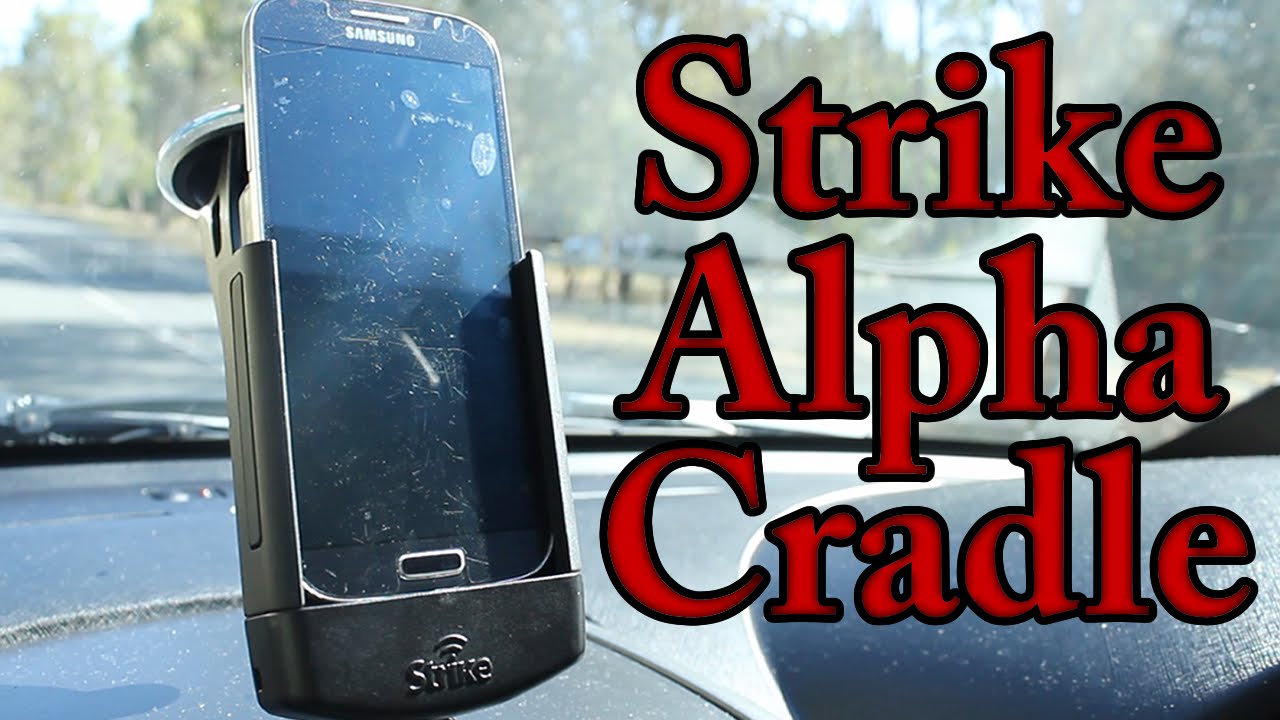 iPhone 6 & Samsung Galaxy S5 Car Cradle || Strike Alpha Cradle Review ...